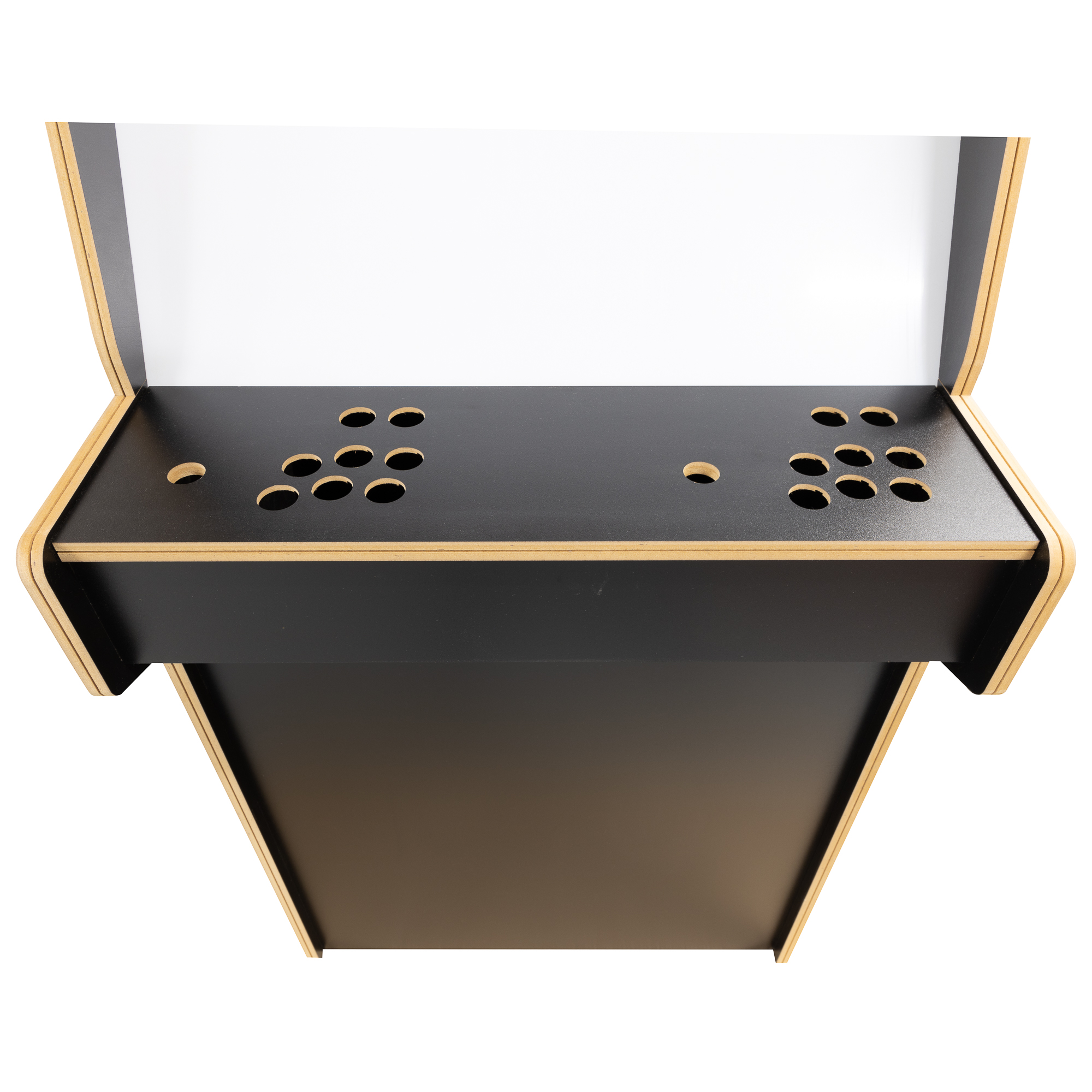 27" Black Upright Arcade Cabinet Kit – Flat Pack | Knockout Arcades