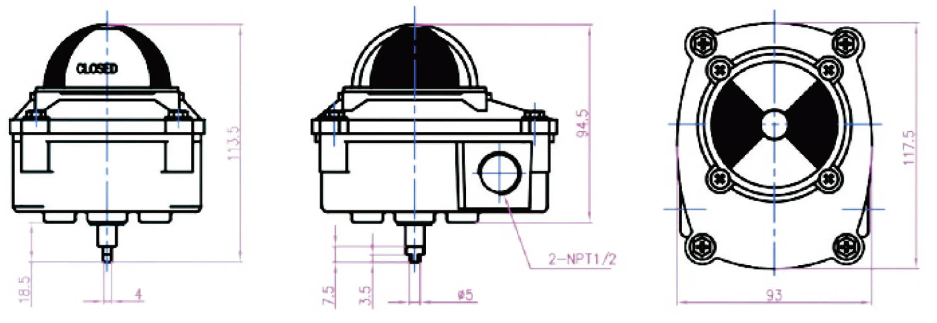 Authorized Distributor Explosion Proof Limit Switch for Valve ...