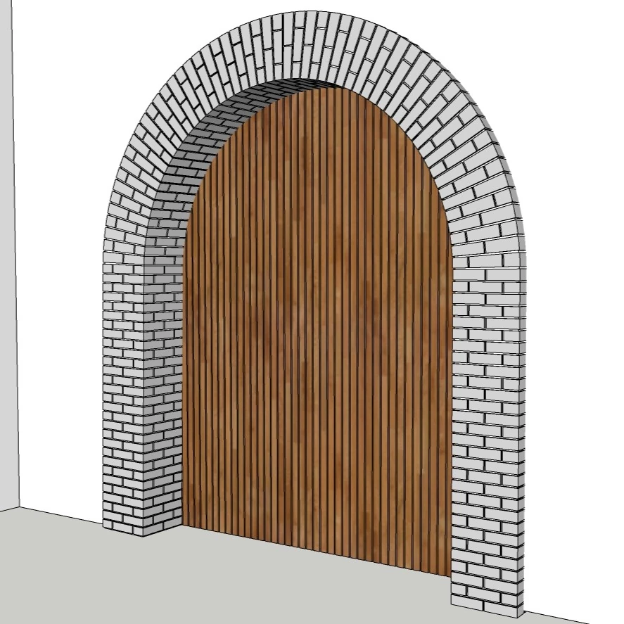 Modern Arched Entrance 3D Model – Architectural Tunnel & Archway ...