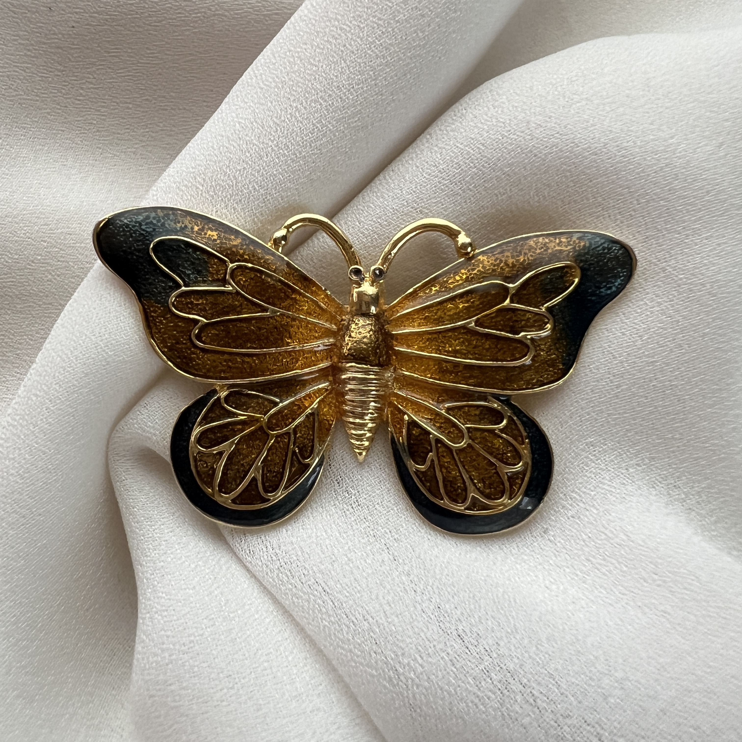 Vintažinė sagė drugelis | Dionka