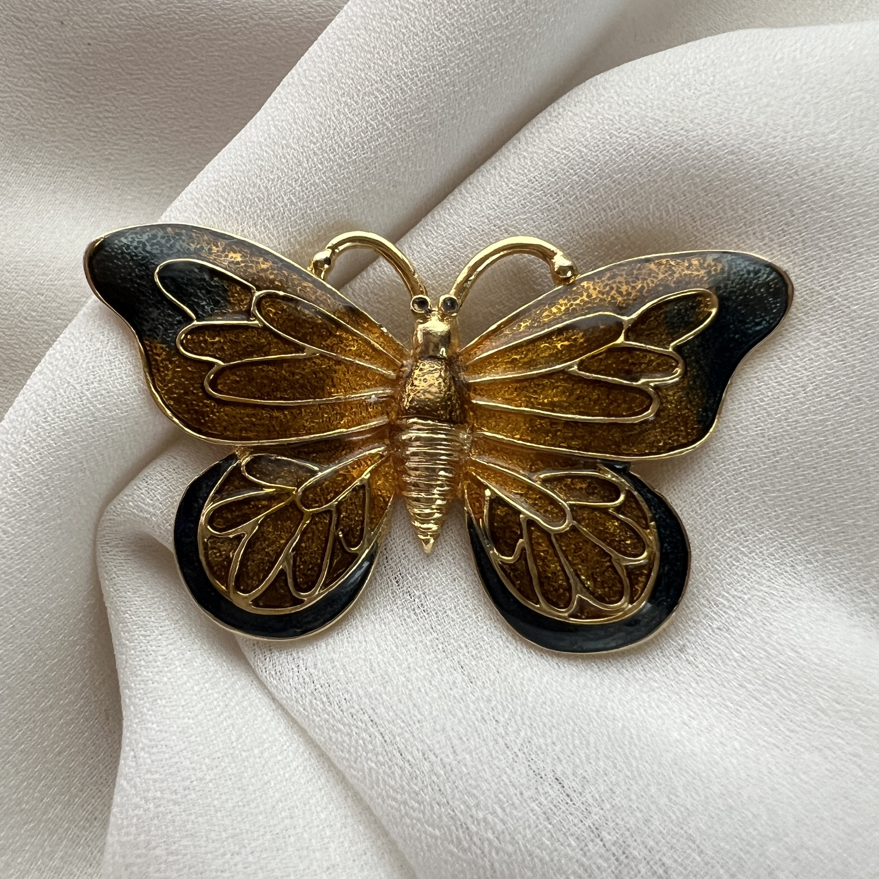 Vintažinė sagė drugelis | Dionka