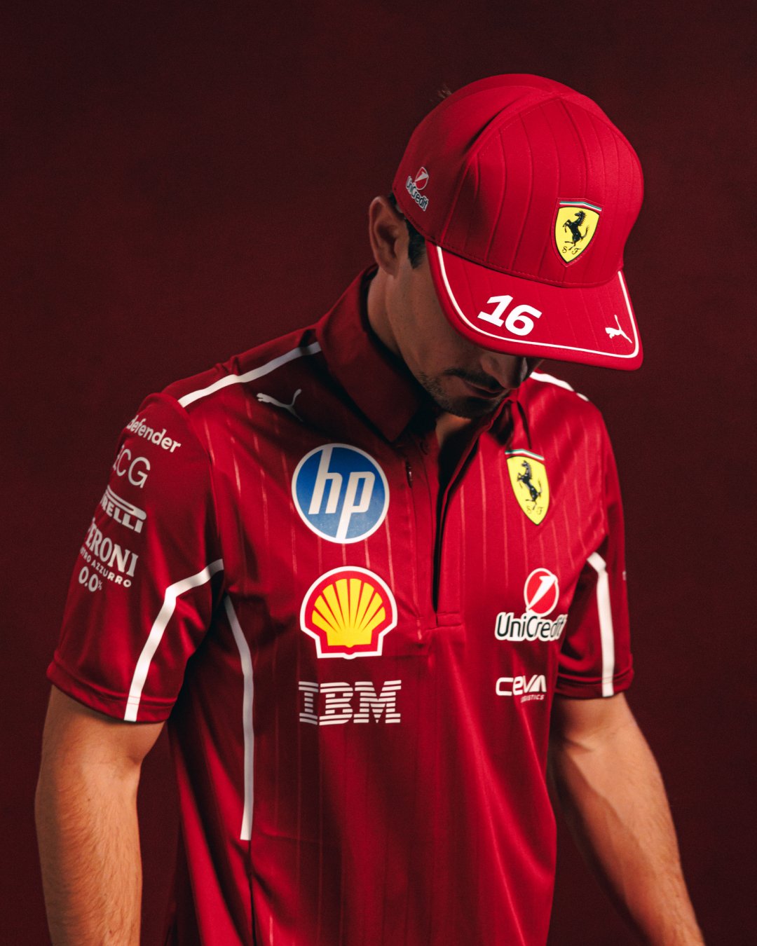 Ferrari F1 2025 IBM Polo | The Merch Lab