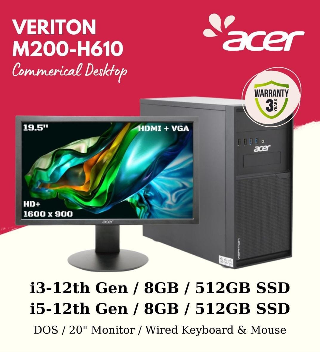 Acer Veriton M200-H610 Desktop | AEROTEC