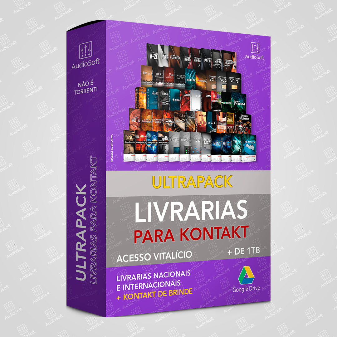 UltraPack de Livrarias Para Kontakt Vitalício | Audiosoft