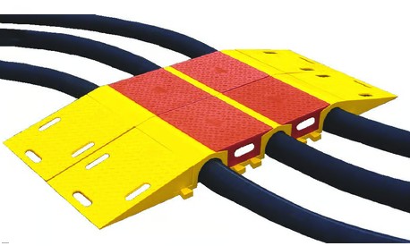 Heavy-Duty Cable & Hose Protector Ramps – Industrial Grade | MIDAS KSA
