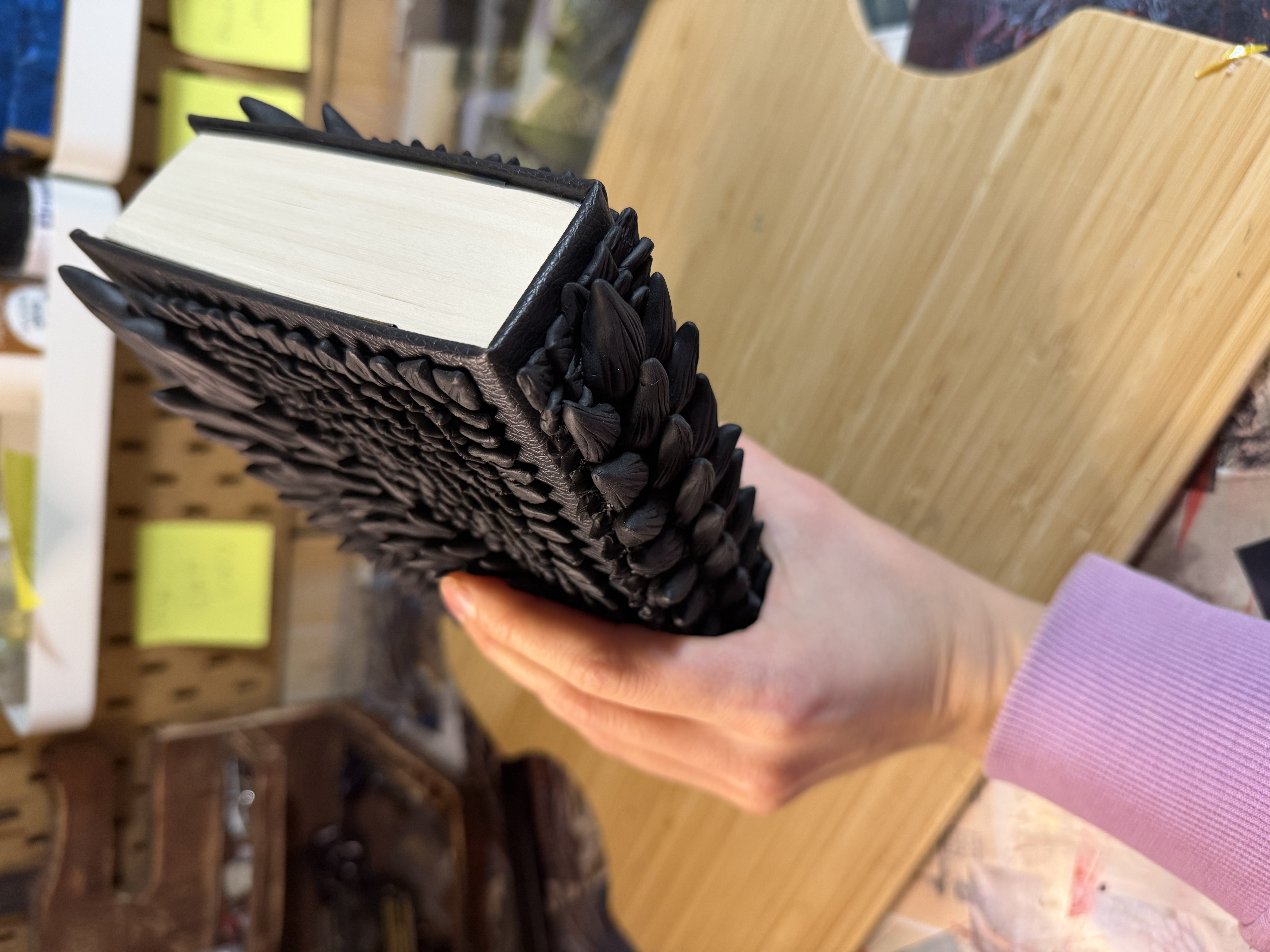 3D hardcover dragon book sleeve for Fourth Wing paperback book | The ...