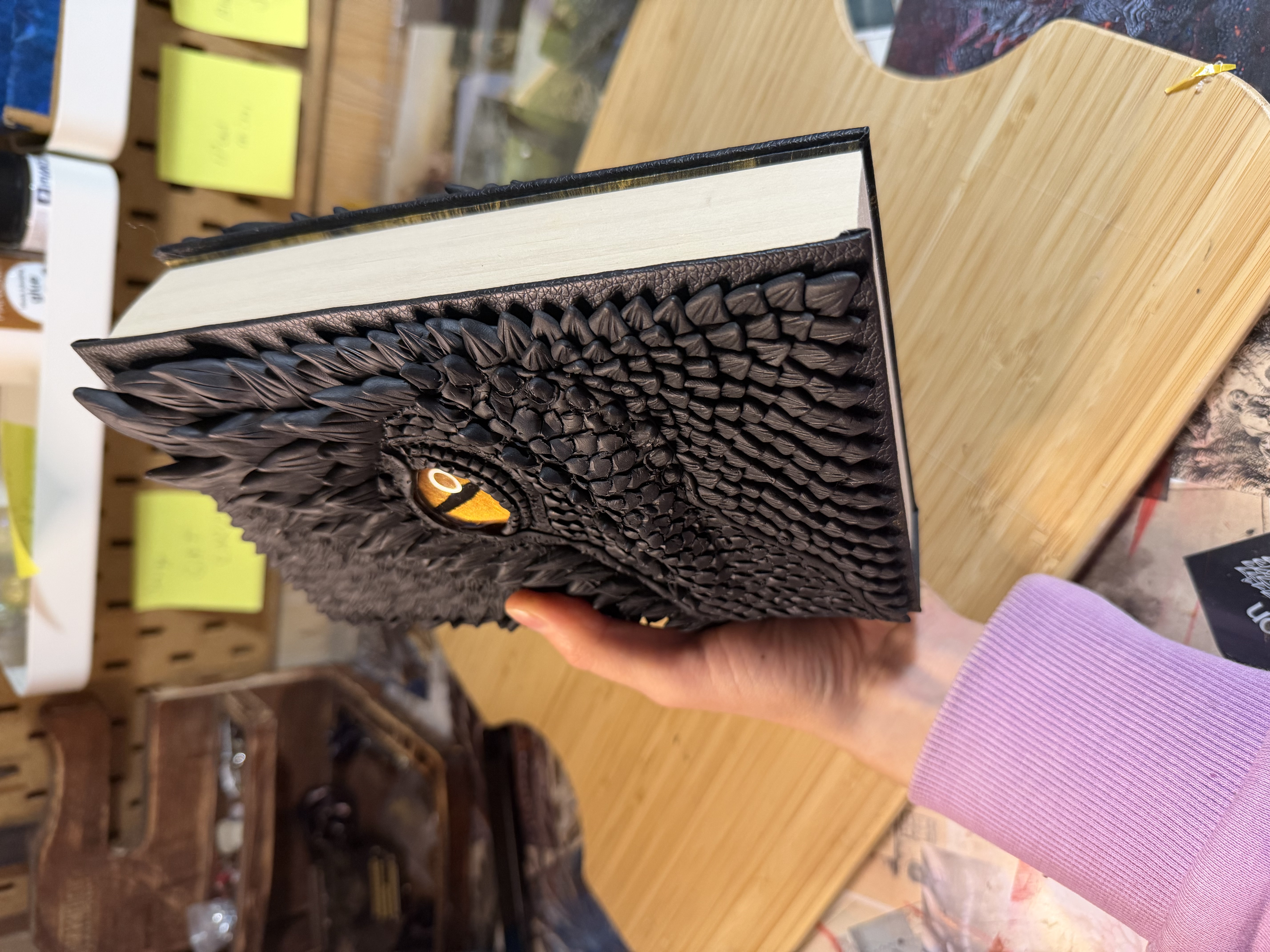 3D hardcover dragon book sleeve for Fourth Wing paperback book | The ...