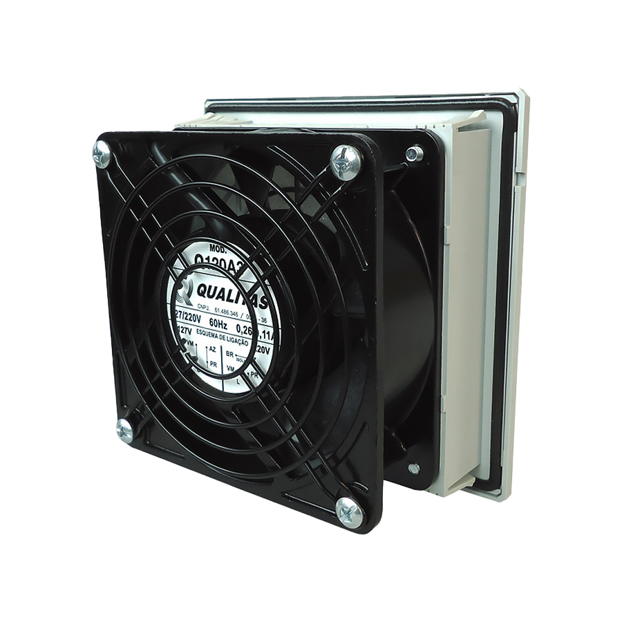Ventilador Qualitas para Painéis Elétricos Q150 | Edmarcas Refrigeração
