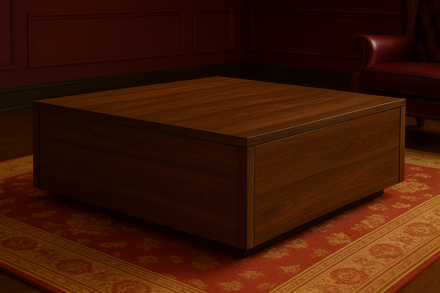 Modern Walnut Coffee Table | Charagdin