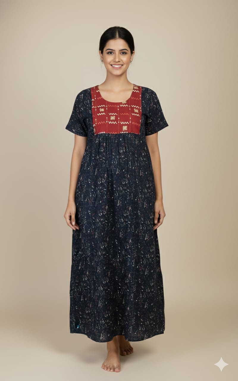 New Trending Box Model Maxi feeding Nighties ALL COLOUR | Nighties ...