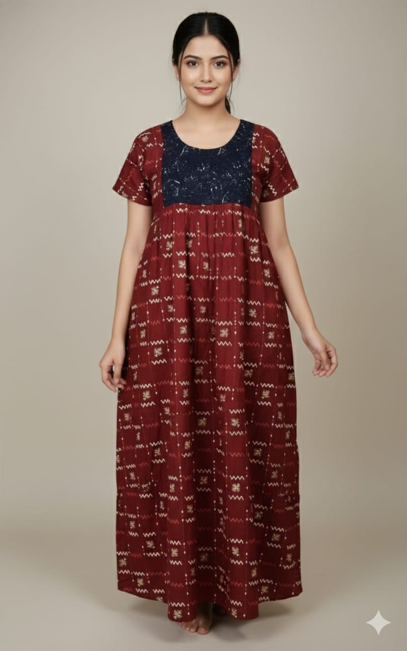 New Trending Box Model Maxi feeding Nighties ALL COLOUR | Nighties ...