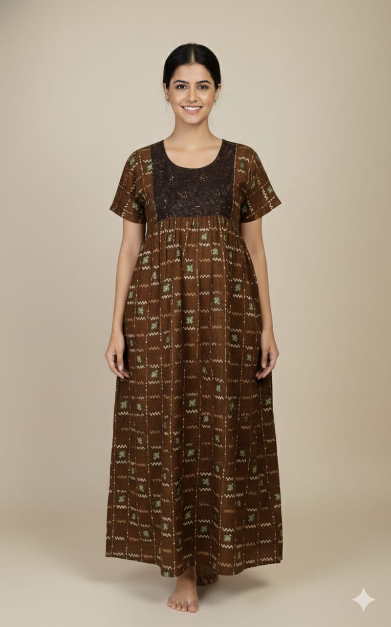 New Trending Box Model Maxi feeding Nighties ALL COLOUR | Nighties ...