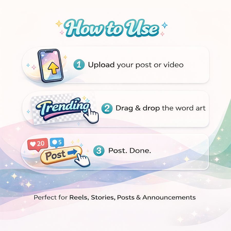 Stop the Scroll Mini Word Art Bundle · 30 Transparent PNGs | Create and ...