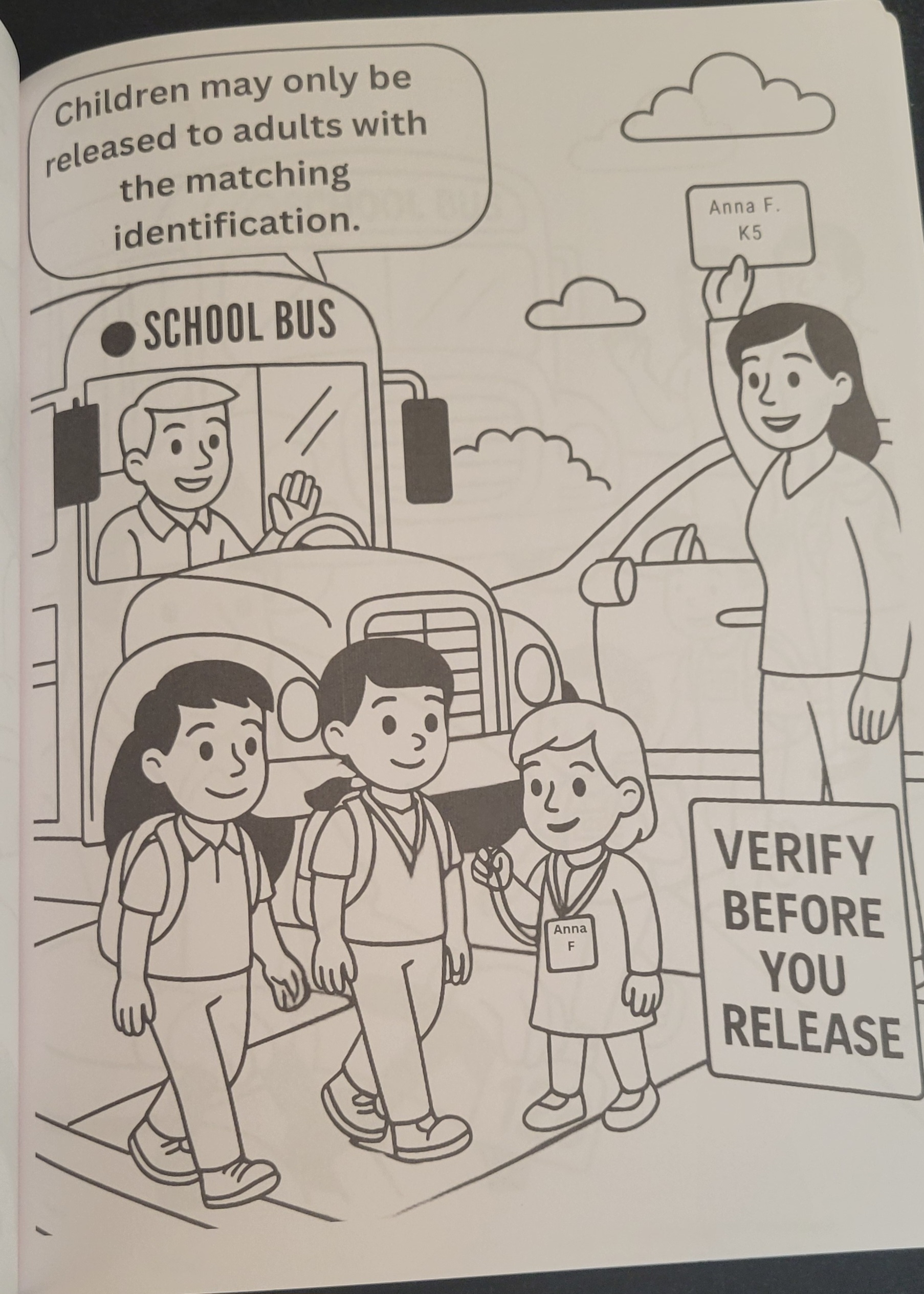 School Bus Safety Coloring Book | Color N Learn